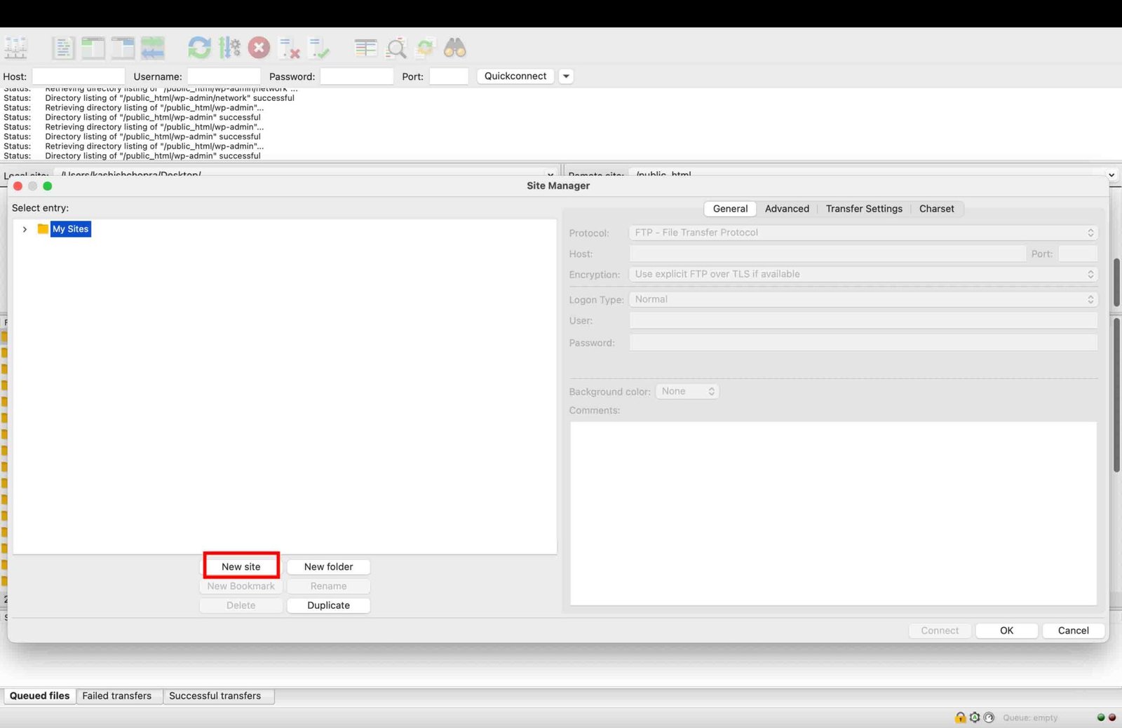 How to Set Up FileZilla FTP with GoDaddy Hosting - Rising on the Web