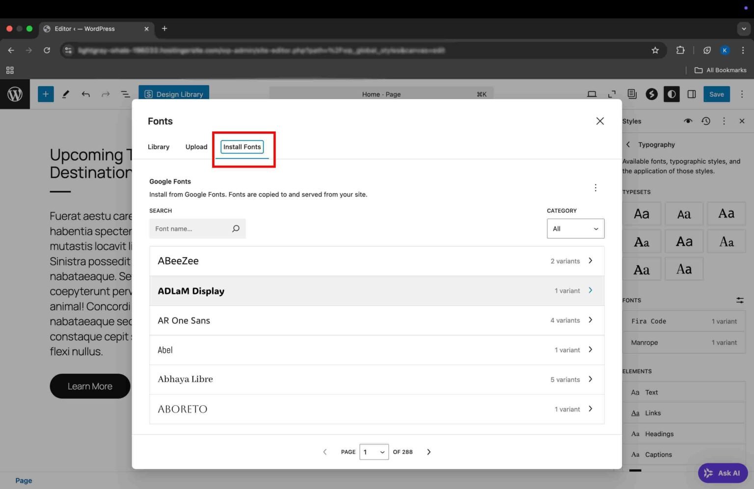 How to change Fonts in Wordpress? - 3 Easy Ways - Rising on the Web